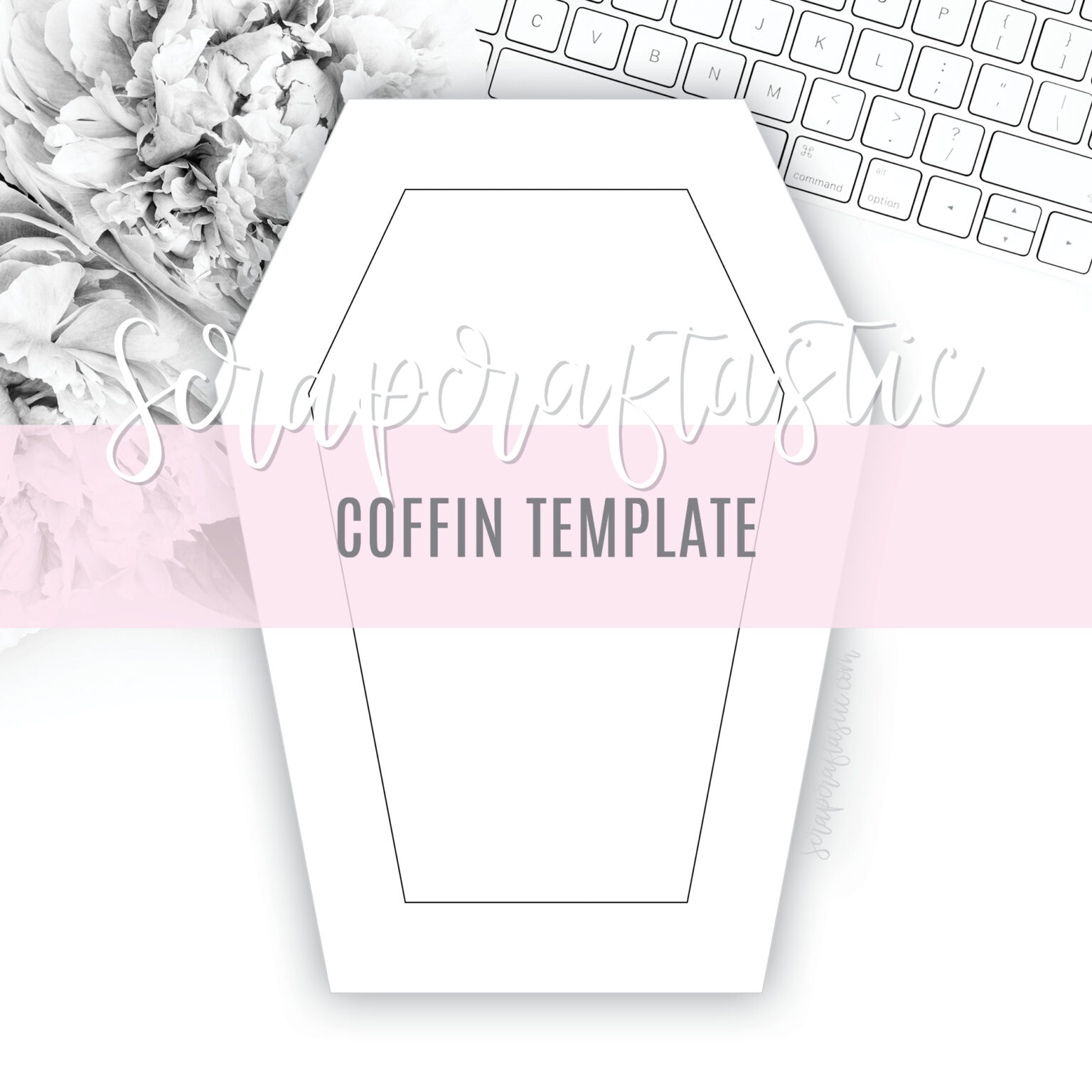 FREE DIY Coffin Shape Template